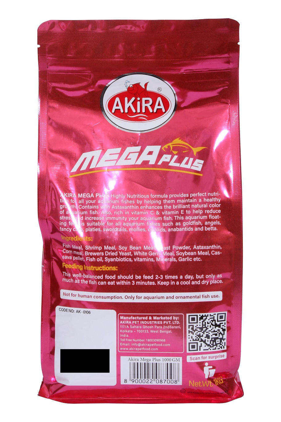 AKIRA PET FOOD | Product Detail