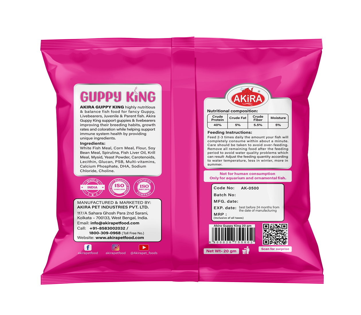 AKIRA PET FOOD | Product Detail