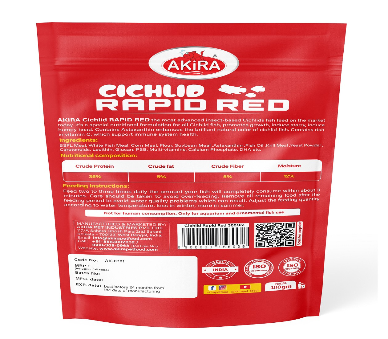 AKIRA PET FOOD | Product Detail