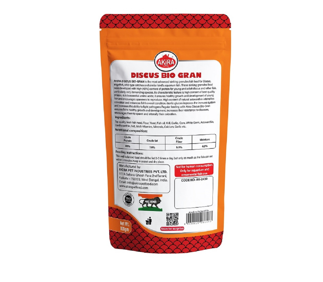 AKIRA PET FOOD | Product Detail