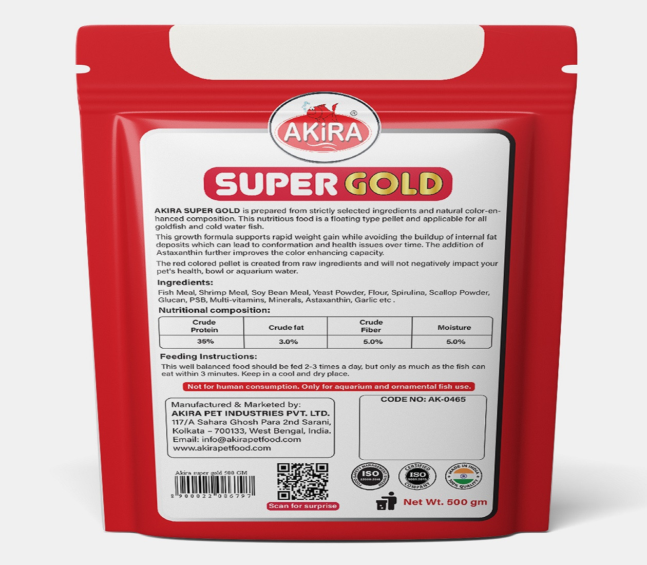 AKIRA PET FOOD | Product Detail